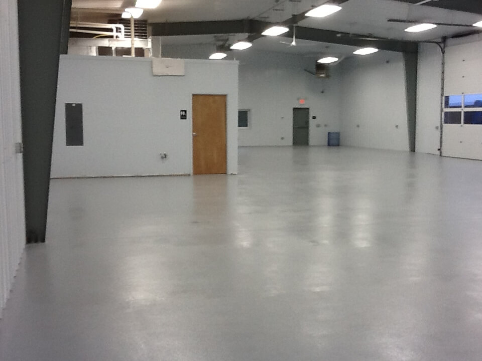 Machine Tool Distributor Showroom Epoxy Floor Coatings